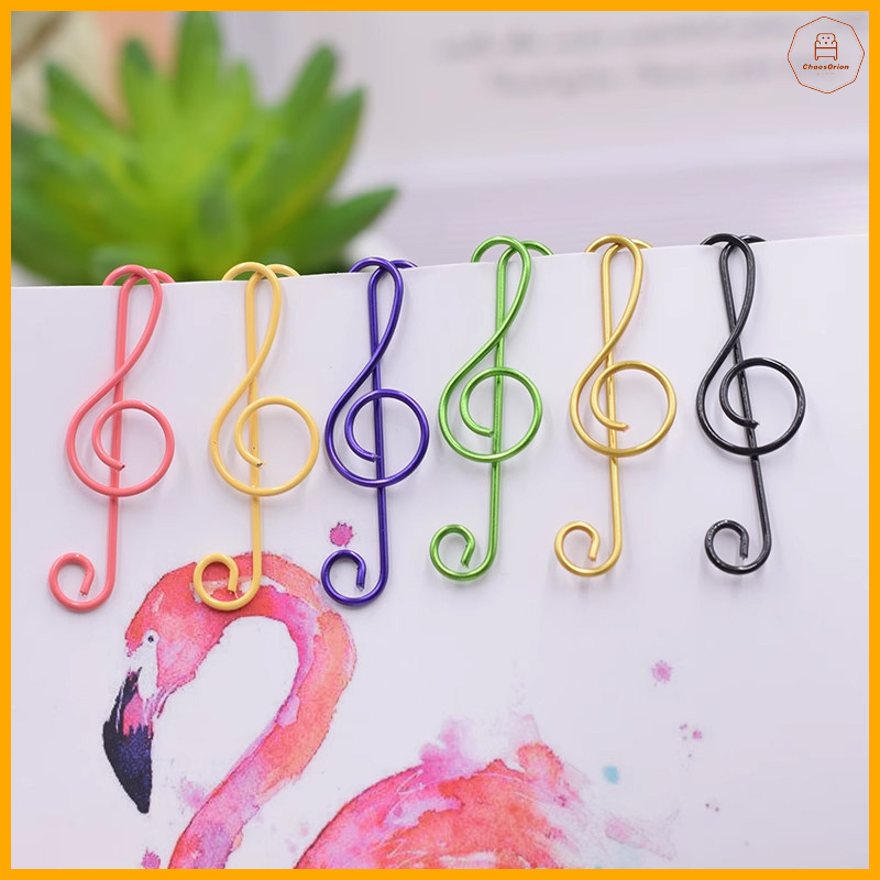 CHO⭐Metal Wrapped Plastic Colored Paper Clip Airplane Note Shaped Paper ...