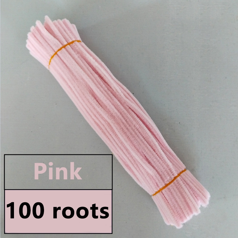 【100PCS 】Colored Chenille Wires | DIY Craft Stems | Pipe Cleaners ...