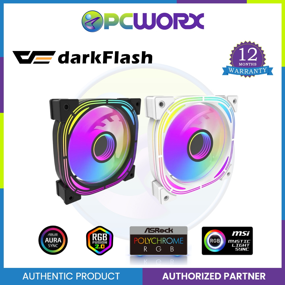 Darkflash INFINITY 24R A-RGB REVERSE BLADE Cooling Fan 6-pin 5V 120mm x ...