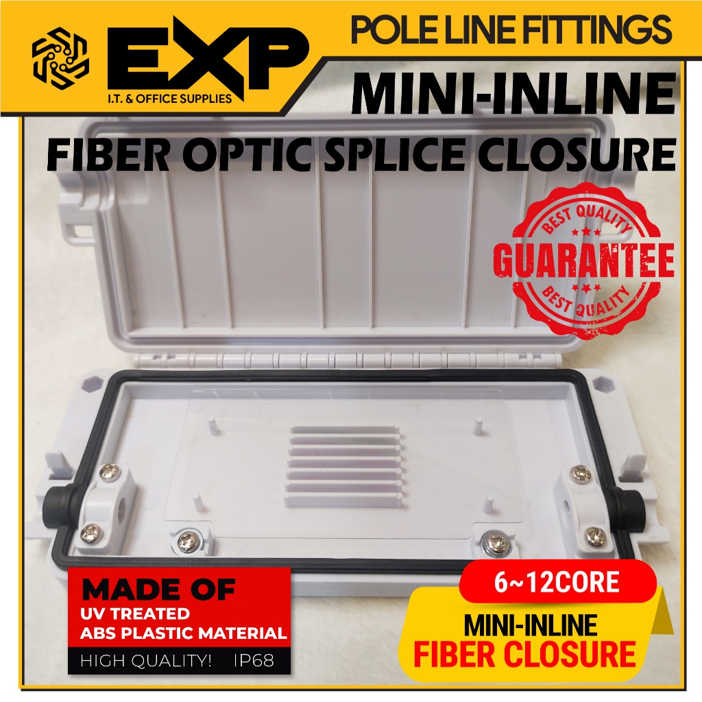 Mini-Inline Fiber Optic Splice Closure | 2~12Cores | IP68 | WATERPROOF ...