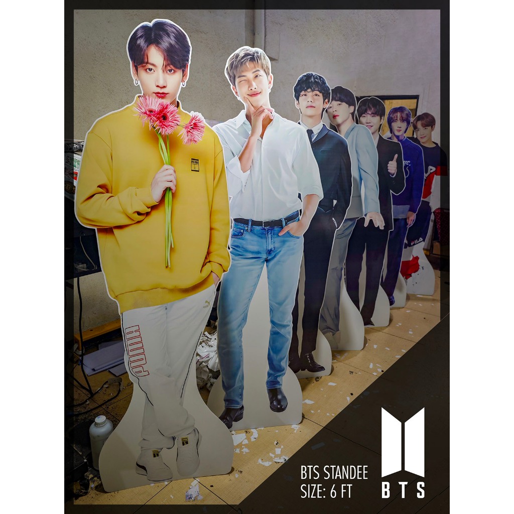 BTS Bangtan Life sized Standee - RM, Jin, Suga, J-Hope, Jimin, V ...