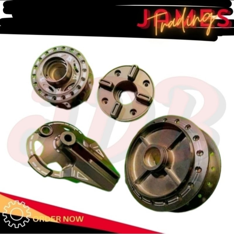 Daiya lighten hub set Raider150 / Wave 4in1 (Black) | Shopee Philippines