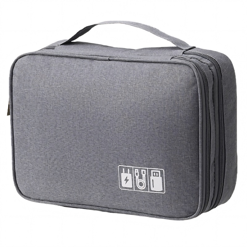 Three-layer Travel Digital Storage Bag Data Cable Organizer Bag ...