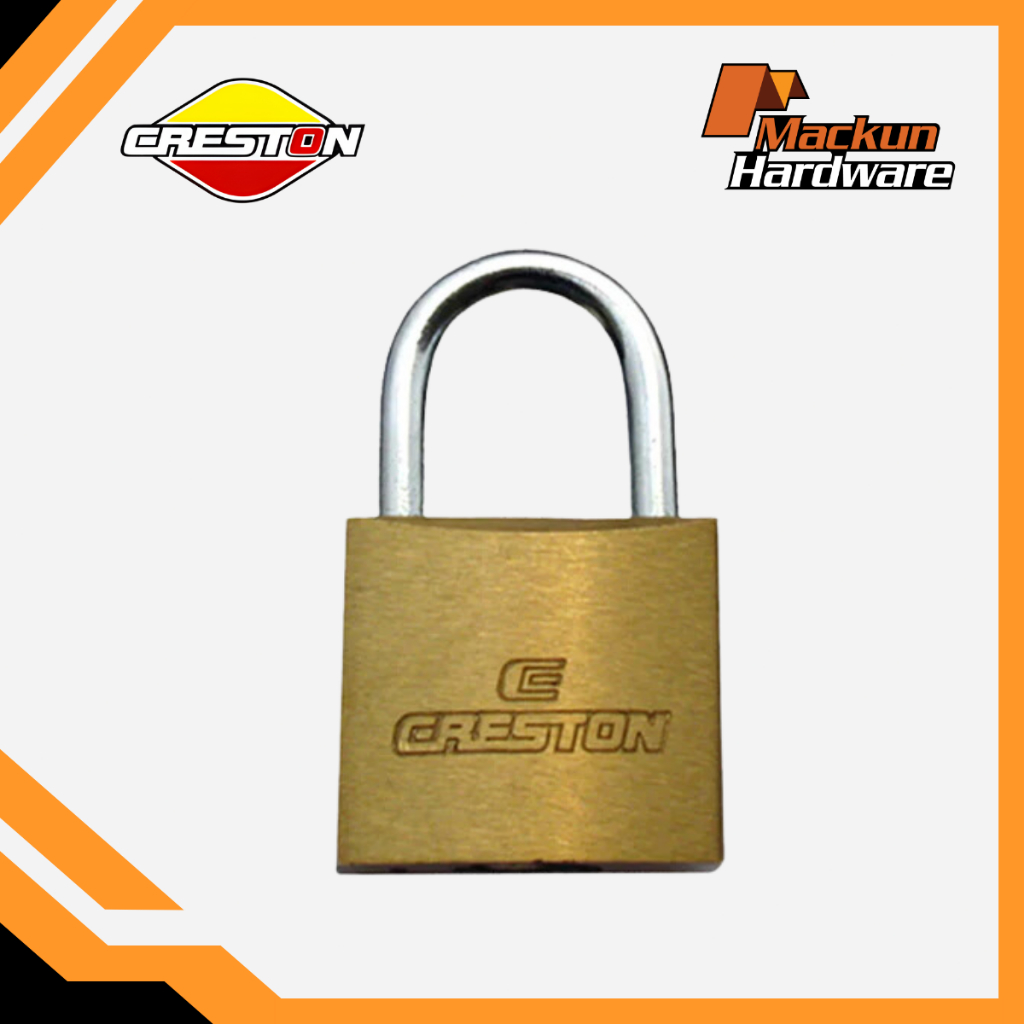 CRESTON BRASS PADLOCK (20mm, 25mm, 30mm, 40mm, 50mm) | Shopee Philippines