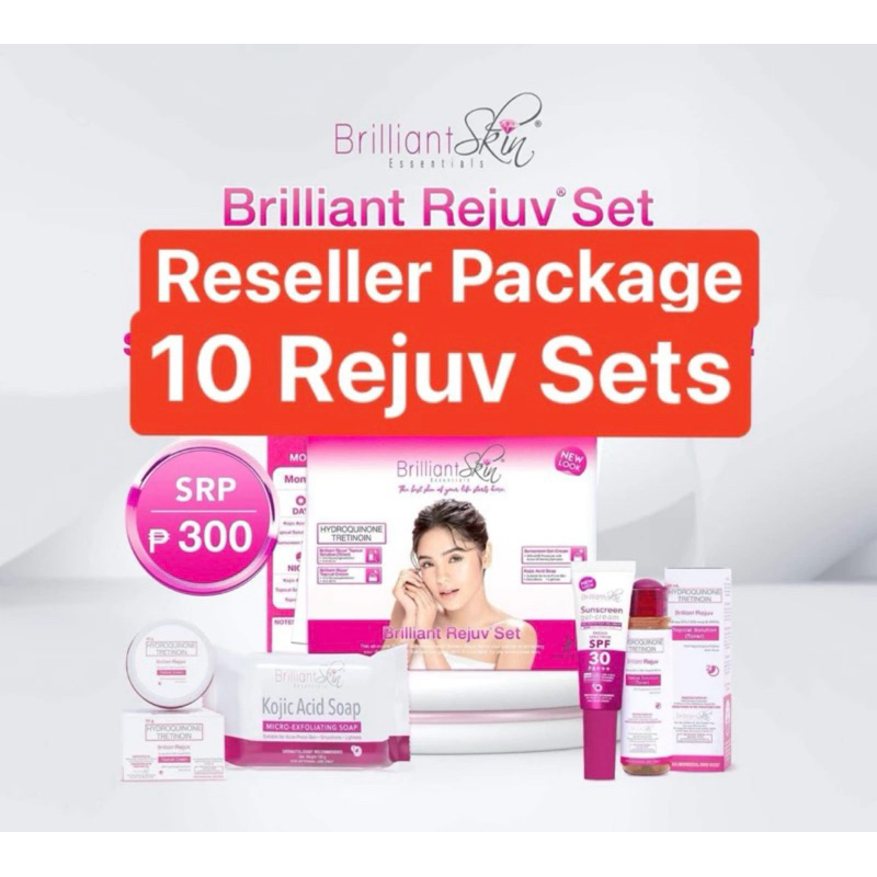 Brilliant Rejuvenating Set 10PCS RESELLERS package (New Packaging ...