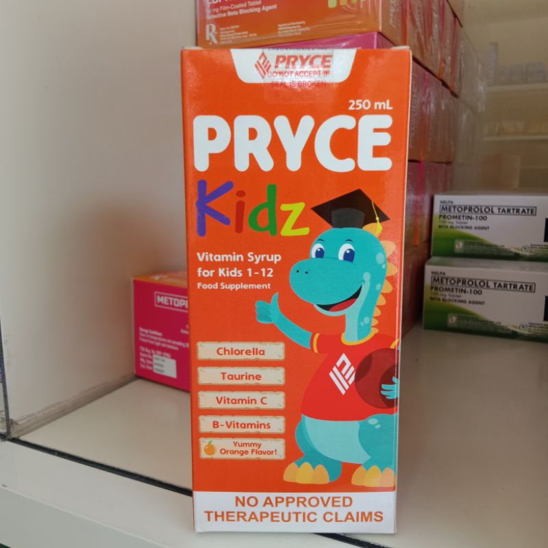 PRYCEE KIDZ vitamin's syrup 250 ml for 1 - 12 years old pampatalino ...