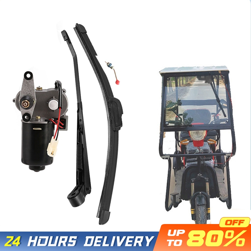 12V 30W Electric Windshield Power Motor And 40CM Electric Windshield ...