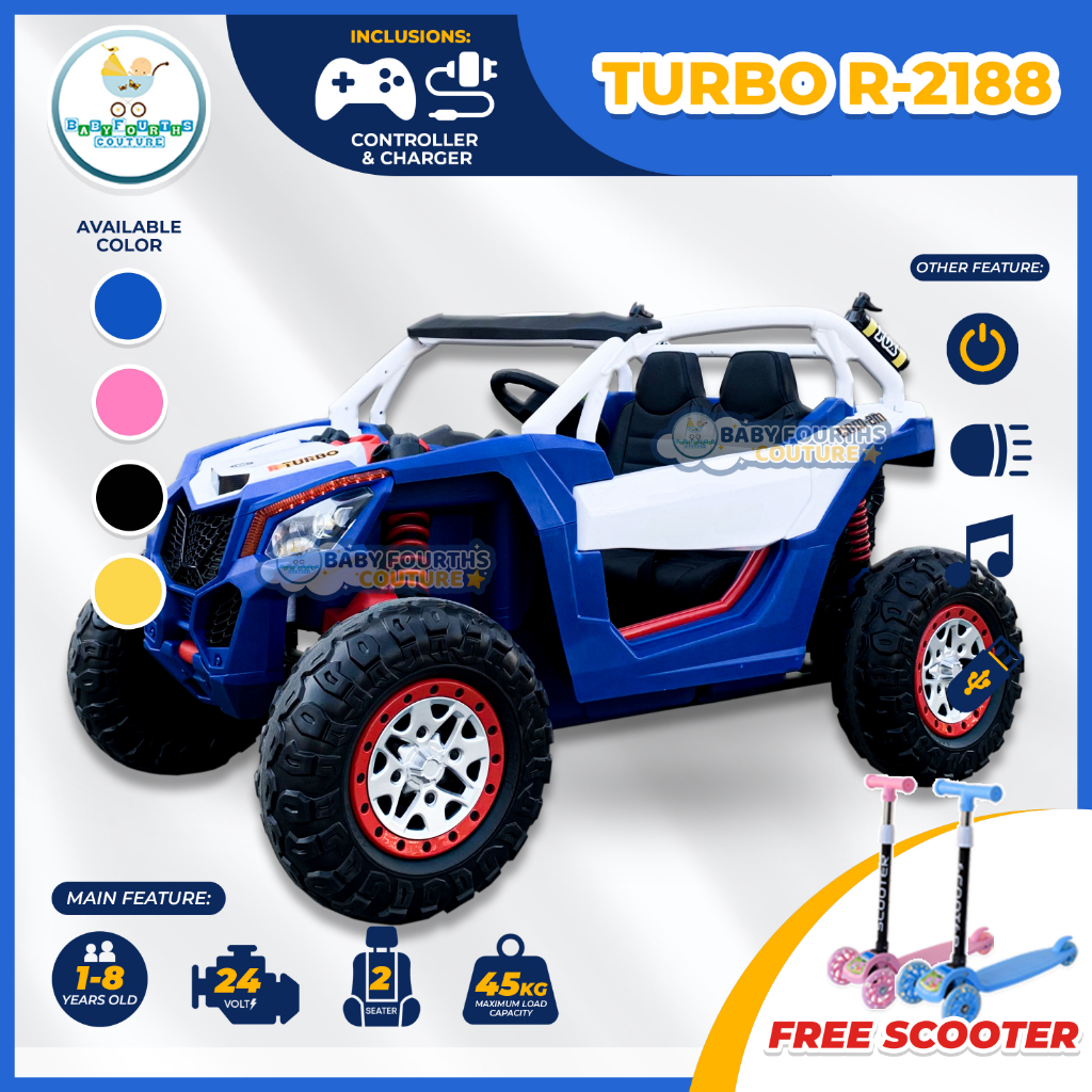 COD ATV Turbo R 2118 Electric Ride On Toy Car for Kids | Shopee Philippines