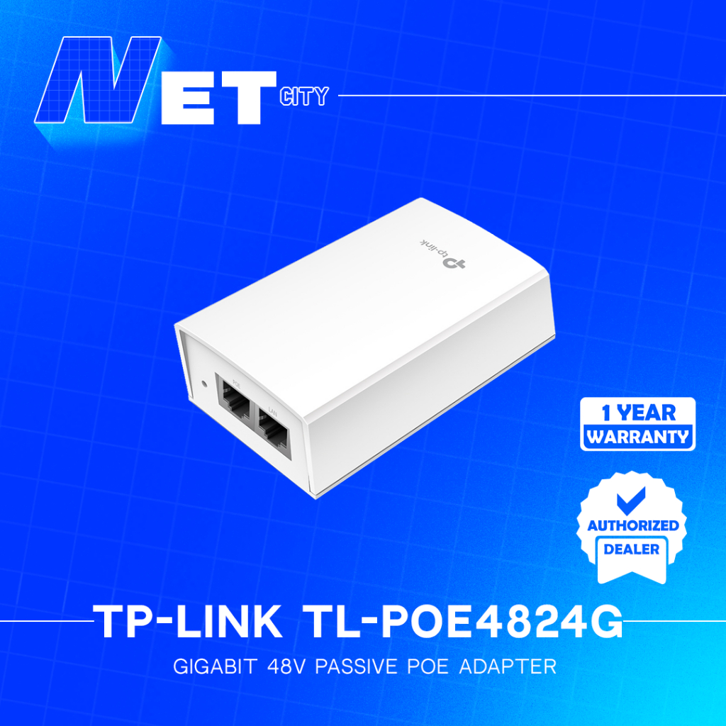 TP-Link TL-POE4824G 48V Passive PoE Gigabit Adapter | Shopee Philippines