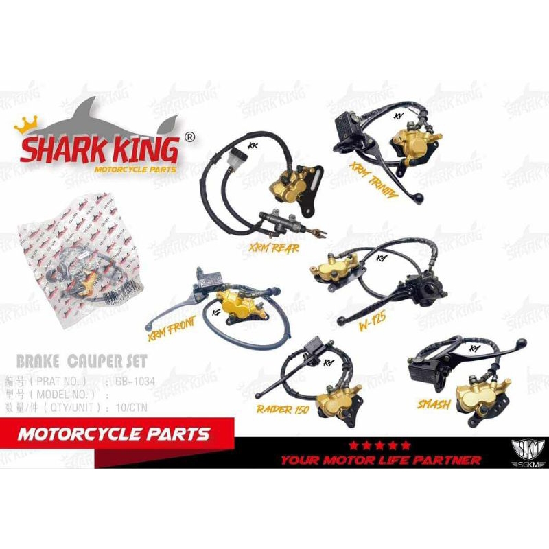 SHARK KING SET OF BREAK CALIPER FOR XRM TRINITY/XRM REAR-FRONT/RAIDER ...