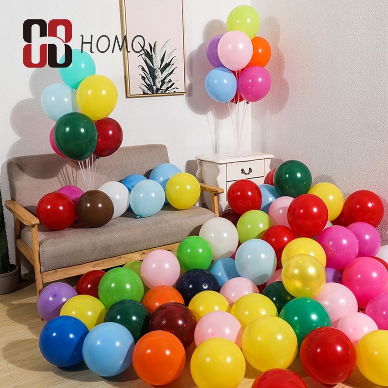 【50pcs】5Inch Latex Balloon Round Pearl Balloons Birthday Wedding ...