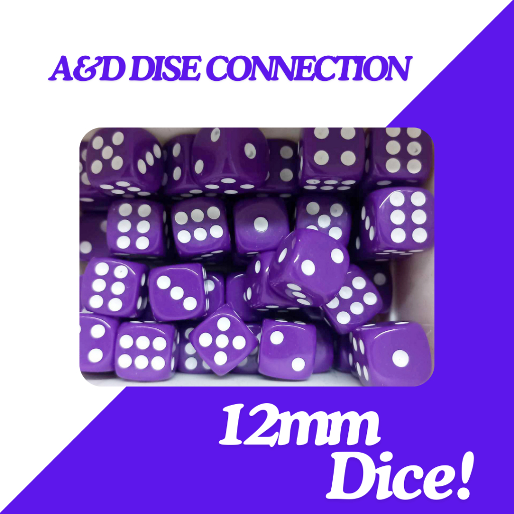 1pc. Mini Basic Dice Violet 12mm (sold per piece) | Shopee Philippines