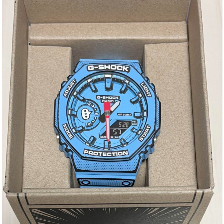 CASIO G-SHOCK Manga Theme GA-2100MNG-2AJR BLUE | Shopee Philippines