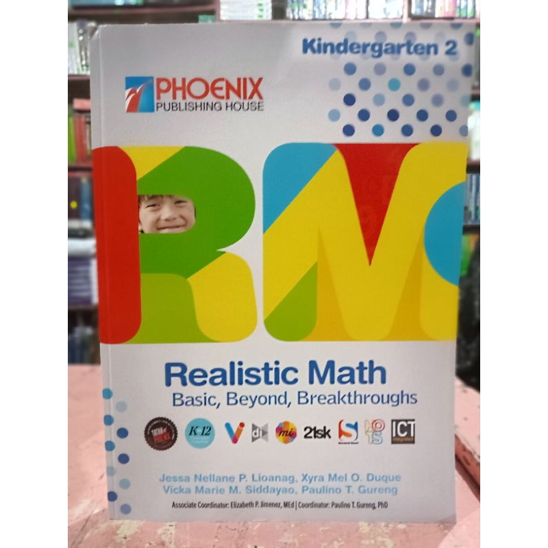 Realistic Math 2023 for Kinder 2 by Phoenix | Shopee Philippines