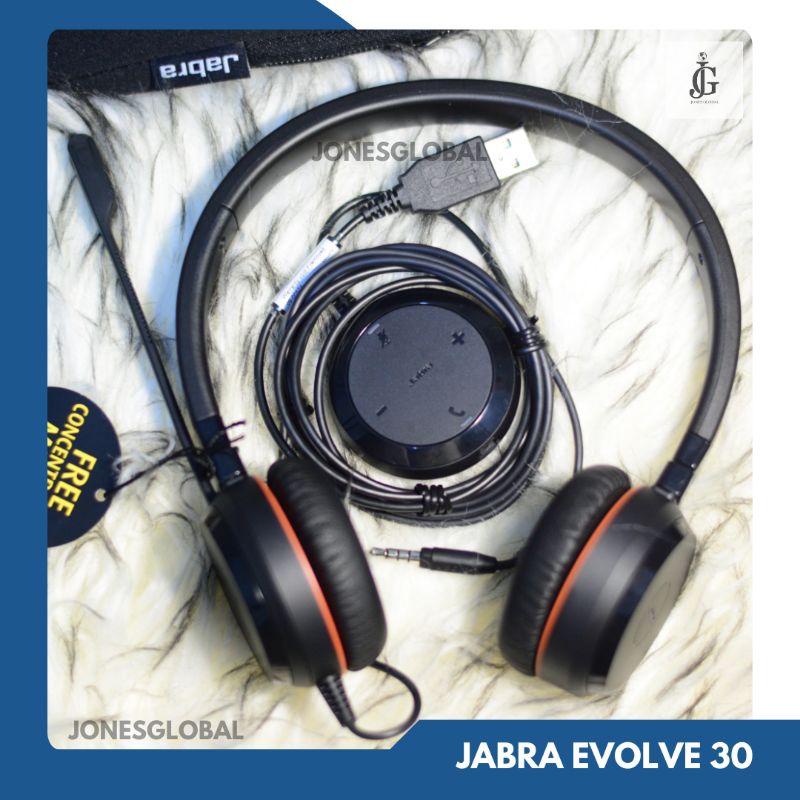 JABRA EVOLVE 30 USB/3.5mm Stereo Jack | Shopee Philippines