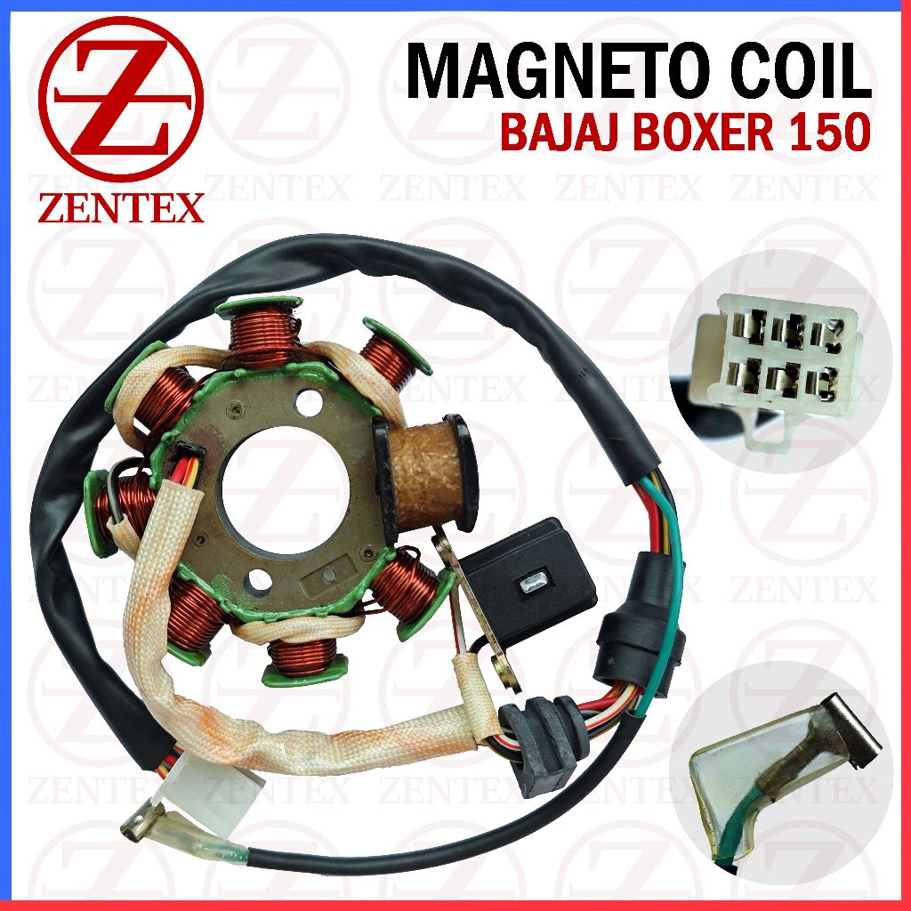 STATOR COIL BOXER150 BOXER 150 WITH PULSER 8 COIL PURE COPPER WIRE ...