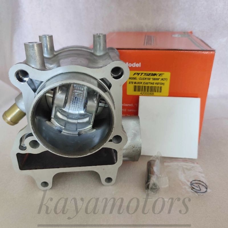 Pitsbike Std Block (Casting Piston) Click 150 "58mm"(KZY) | Shopee ...
