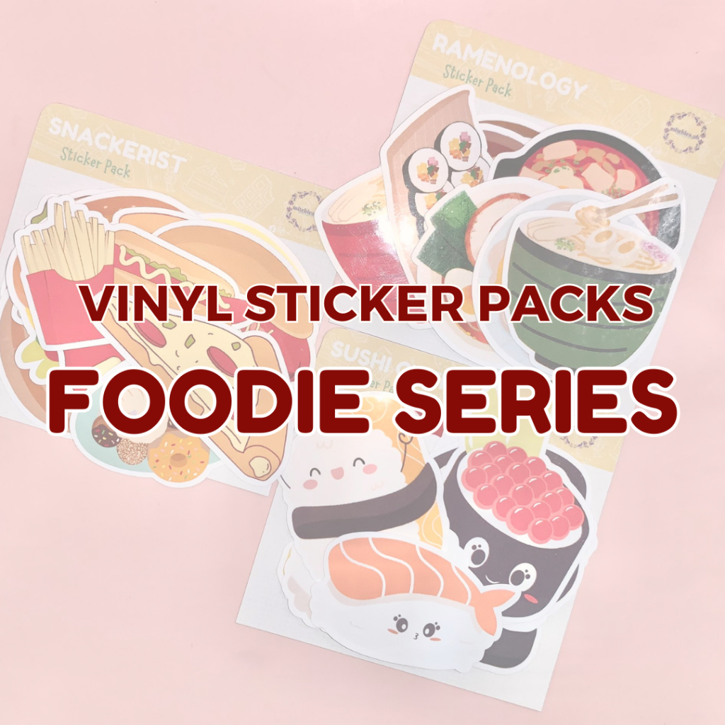 FOODIE SERIES Vinyl Sticker Packs | Shopee Philippines