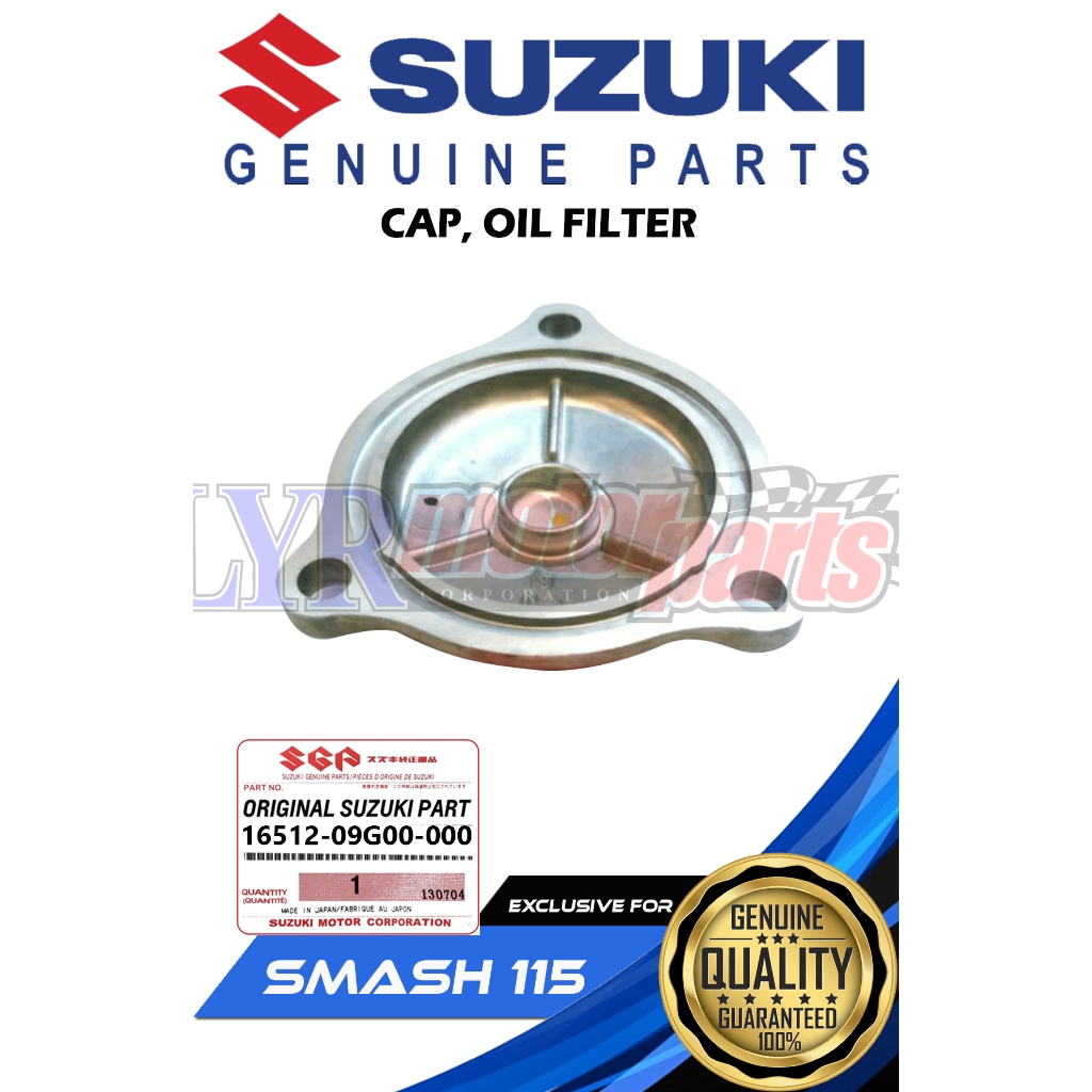 SUZUKI GENUINE CAP, OIL FILTER FOR SMASH 115 ( 16512-09G00-000 ...
