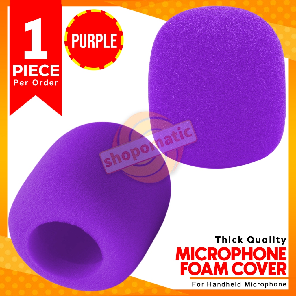 High Quality Handheld PURPLE Microphone Shield Sponge Foam Microphone ...