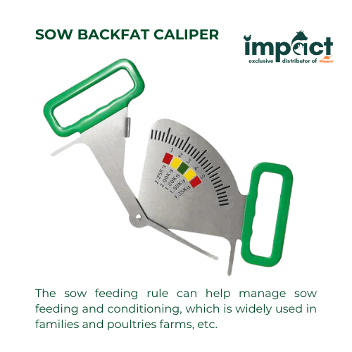 Portable Handheld Sow Backfat Caliper Body Caliper Body Measurement ...