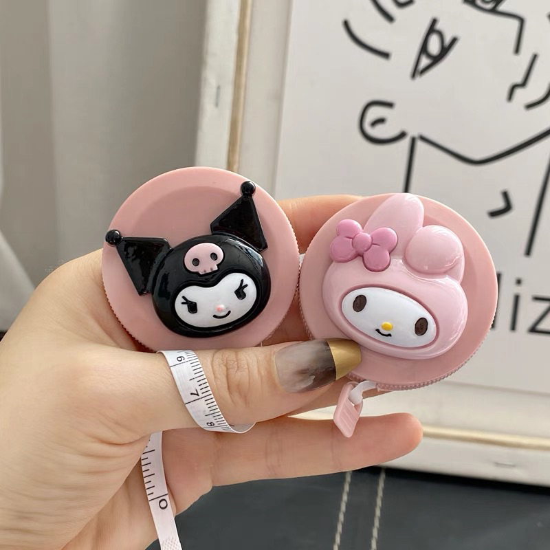 Sanrio Korean Cute Style tape measure Retractable mini Portable ...