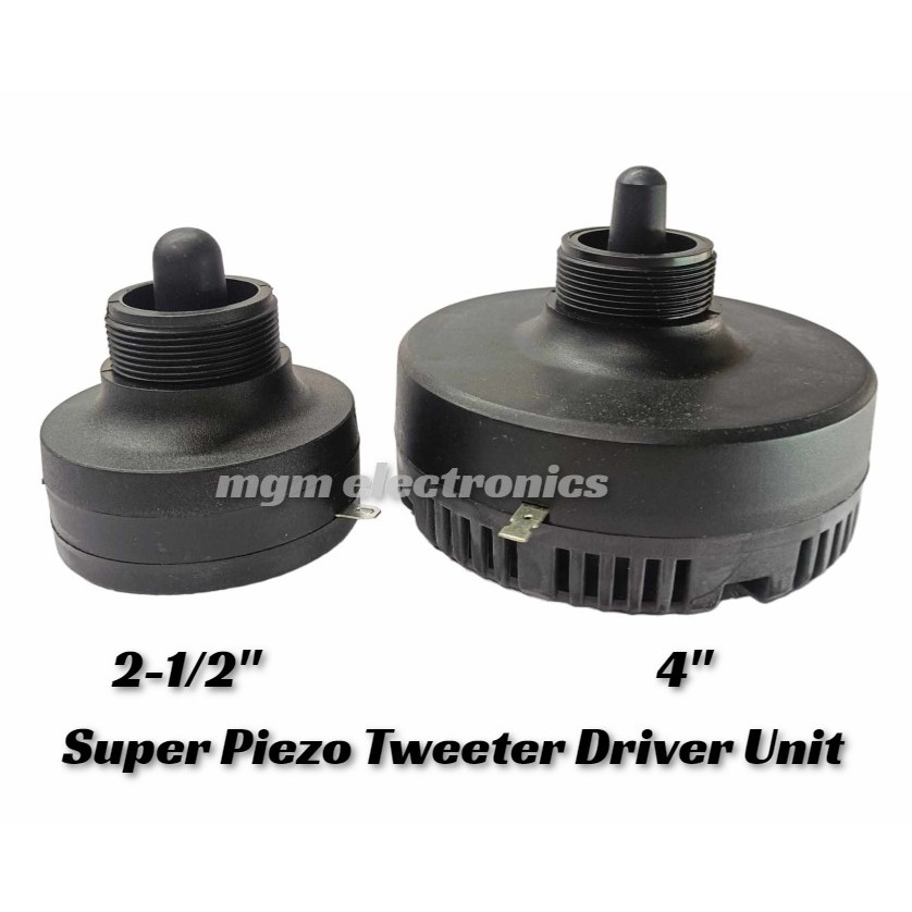 1PC. SUPER Round Piezo Horn Tweeter Driver Unit 300W , 2-1/2"/ 4" with ...