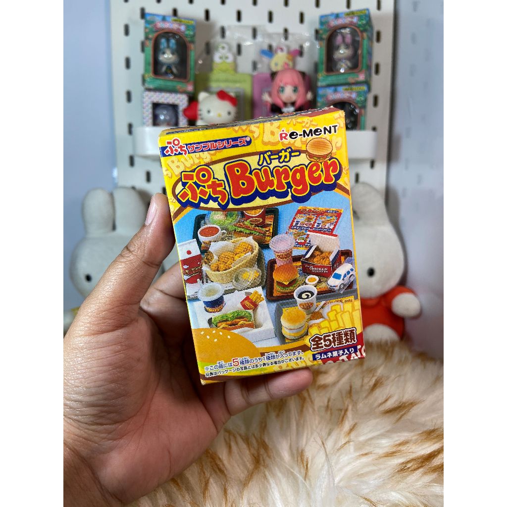 Vintage 2005 Re-Ment Fast Food Burger Miniature Collectible (Sealed ...