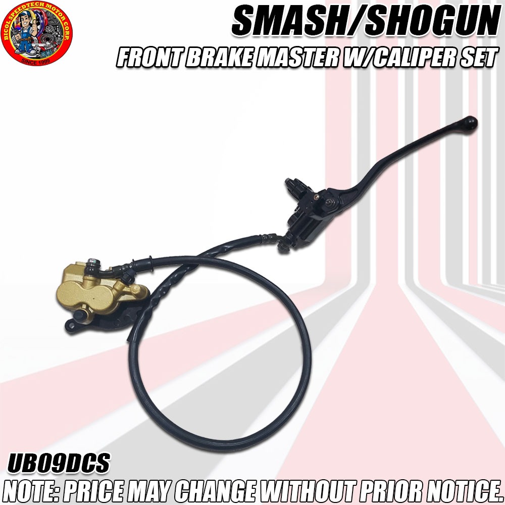 RAIDER J 110/SMASH 110/SHOGUN NEW FRONT BRAKE MASTER WITH CALIPER SET ...