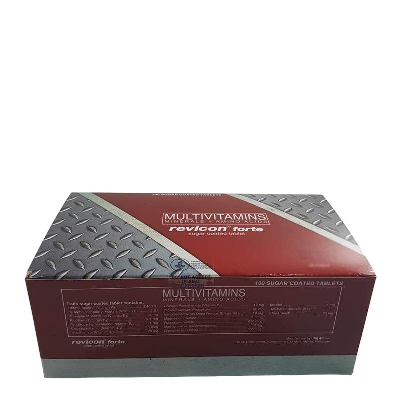 Revicon Forte 100's (multivitamins) | Shopee Philippines