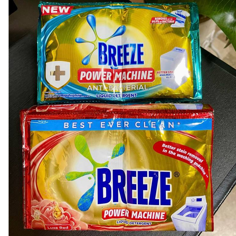 Breeze Liquid Detergent 6 twin sachets 58ml | Shopee Philippines