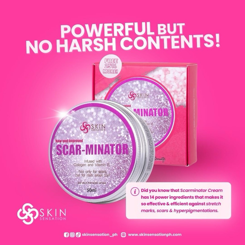 SCAR-MINATOR Cream By: Skin Sensation | Shopee Philippines