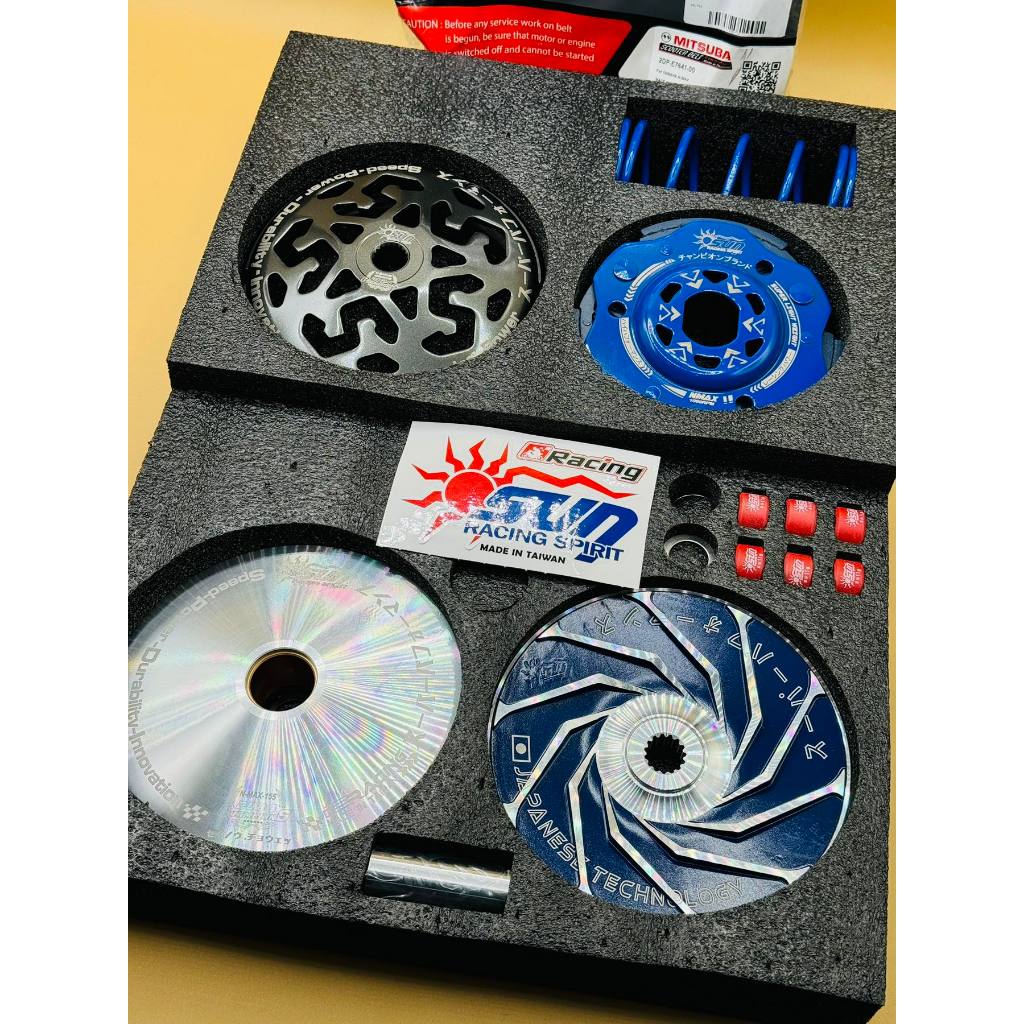 SUN RACING CVT Set Kit for Nmax/Aerox Full CVT SET with V-BELT ORIGINAL ...