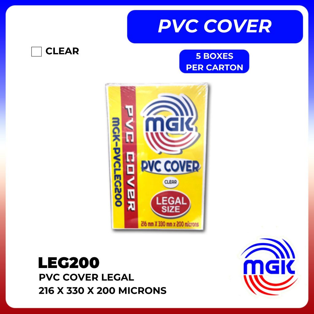 MGK PVC Cover 200 microns 5 boxes | Shopee Philippines