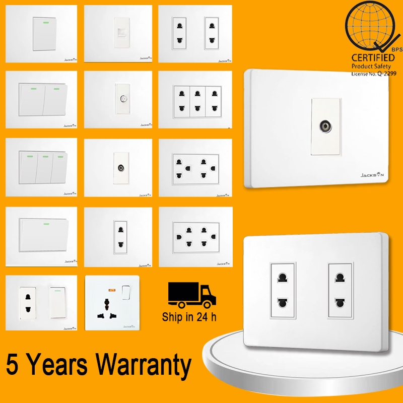 Jacksun Switch Cocket Multifunctional Cocket Switch 1 2 3 Holes ...