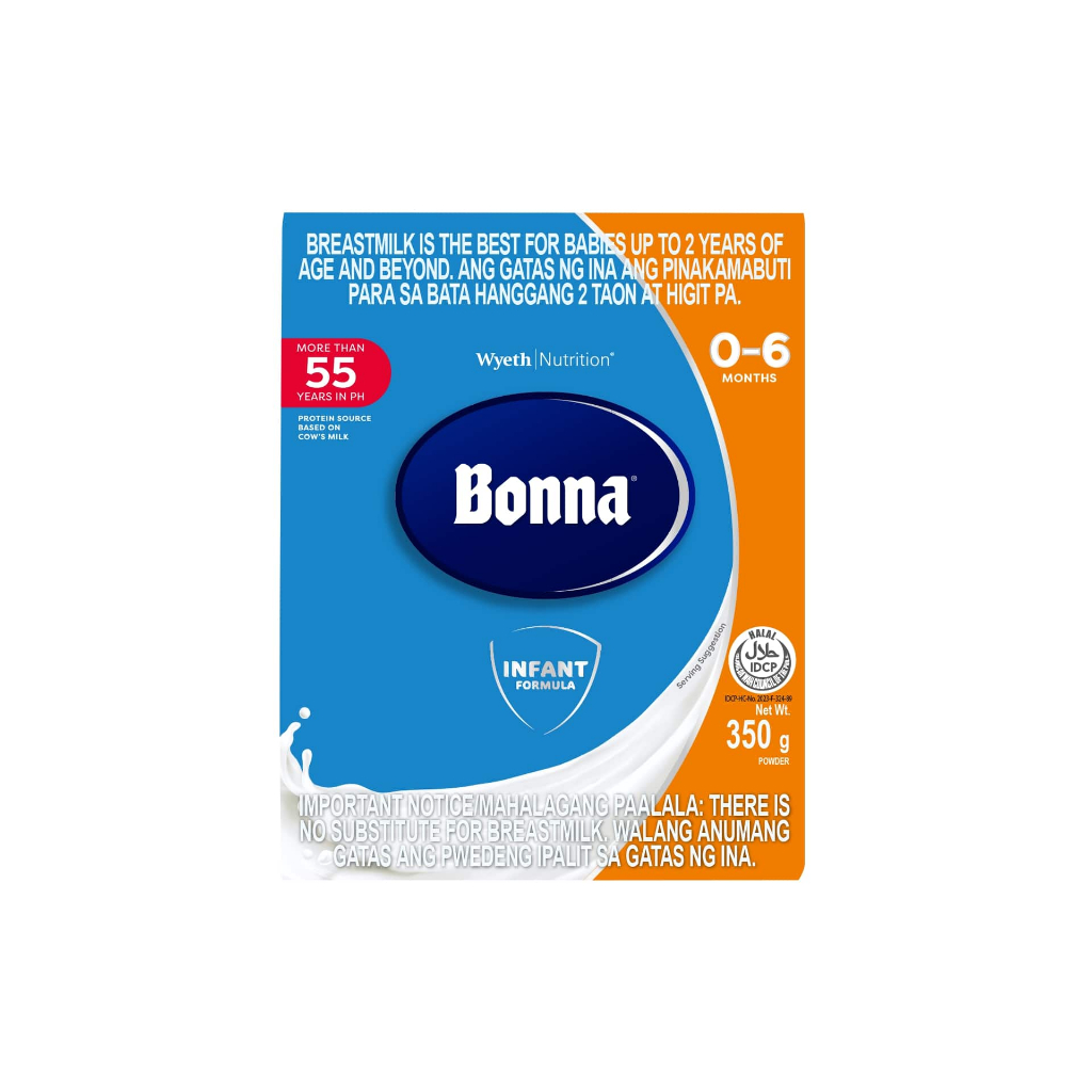 Bonna Infant Formula One 0-6 Months 350g | Shopee Philippines