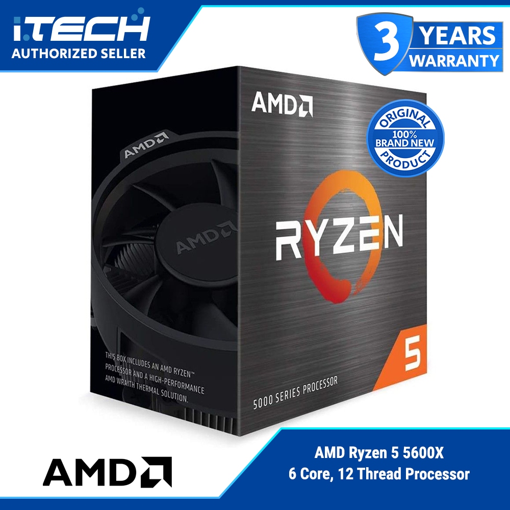 AMD Ryzen 5 5600X | 6 Core | 12 Thread Processor | Shopee Philippines