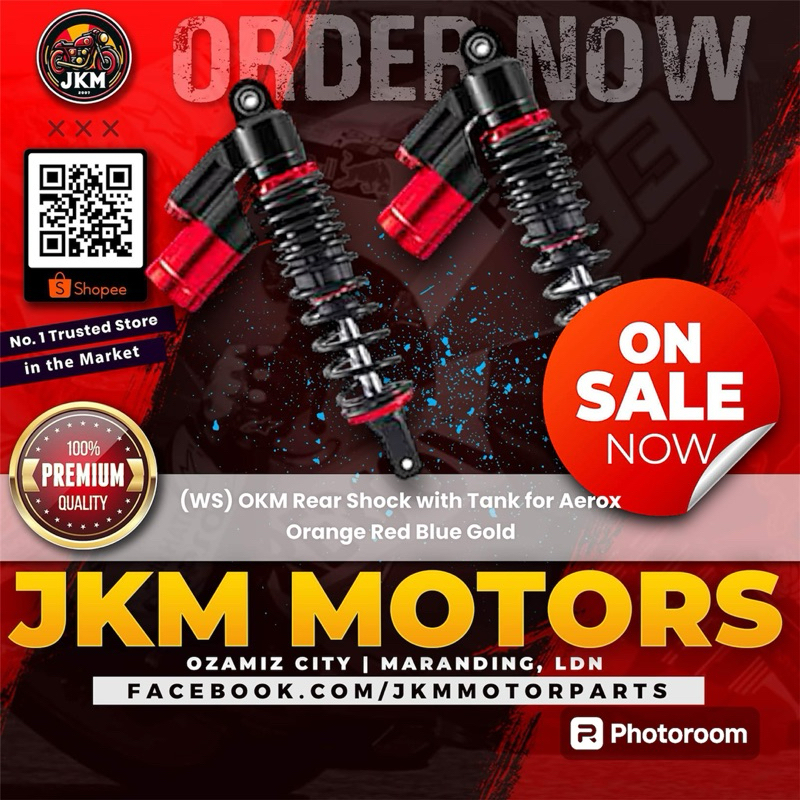 [Authorized Dealer] ON SALE!!! OKM Racing Rear shock With Tank for ...