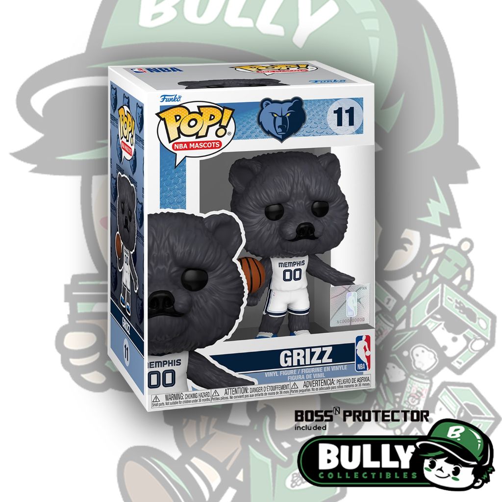 Funko POP! NBA: Mascot - Grizz 11 With Boss Protector | Shopee Philippines