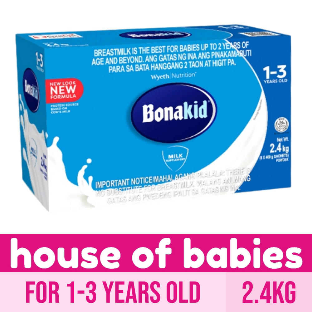 BONAKID 1+ 2.4kg for 1-3 Years Old Milk Supplement | Shopee Philippines