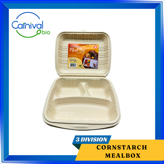 CARNIVAL BIO CORNSTARCH MADE 3 DIVISION LUNCH PACK | Shopee Philippines