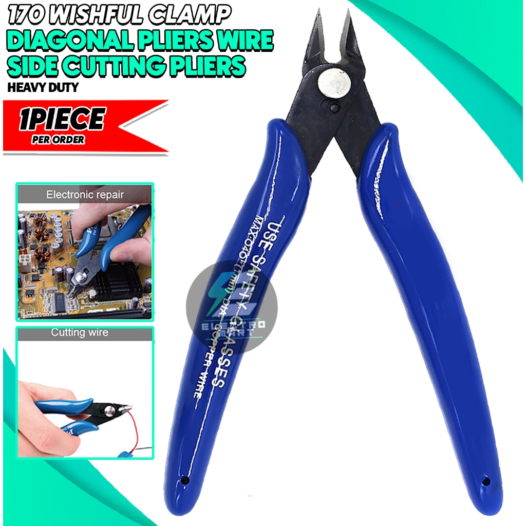 Diagonal Pliers Wire Side Cutting Pliers 170 Wishful Clamp Shear Side ...