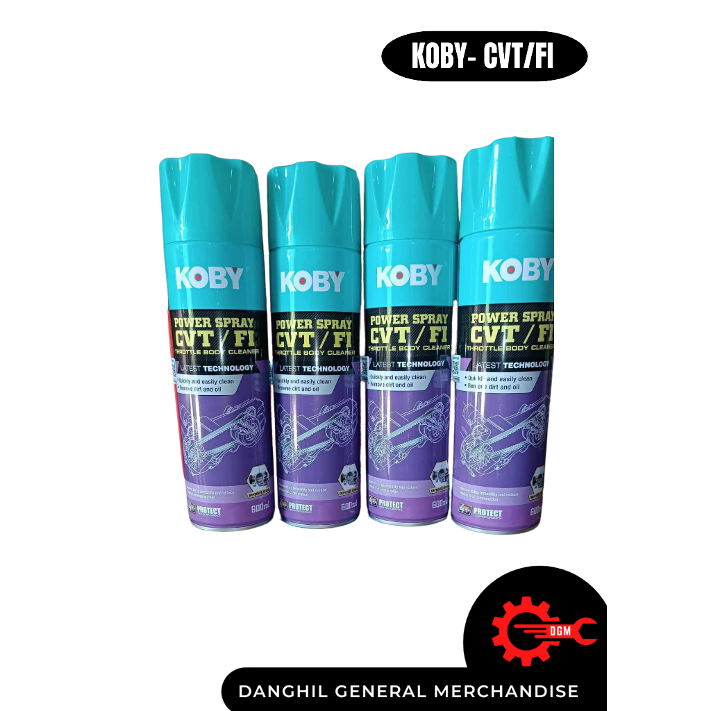 KOBY Power Spray CVT/FI Throttle Body Cleaner | Shopee Philippines