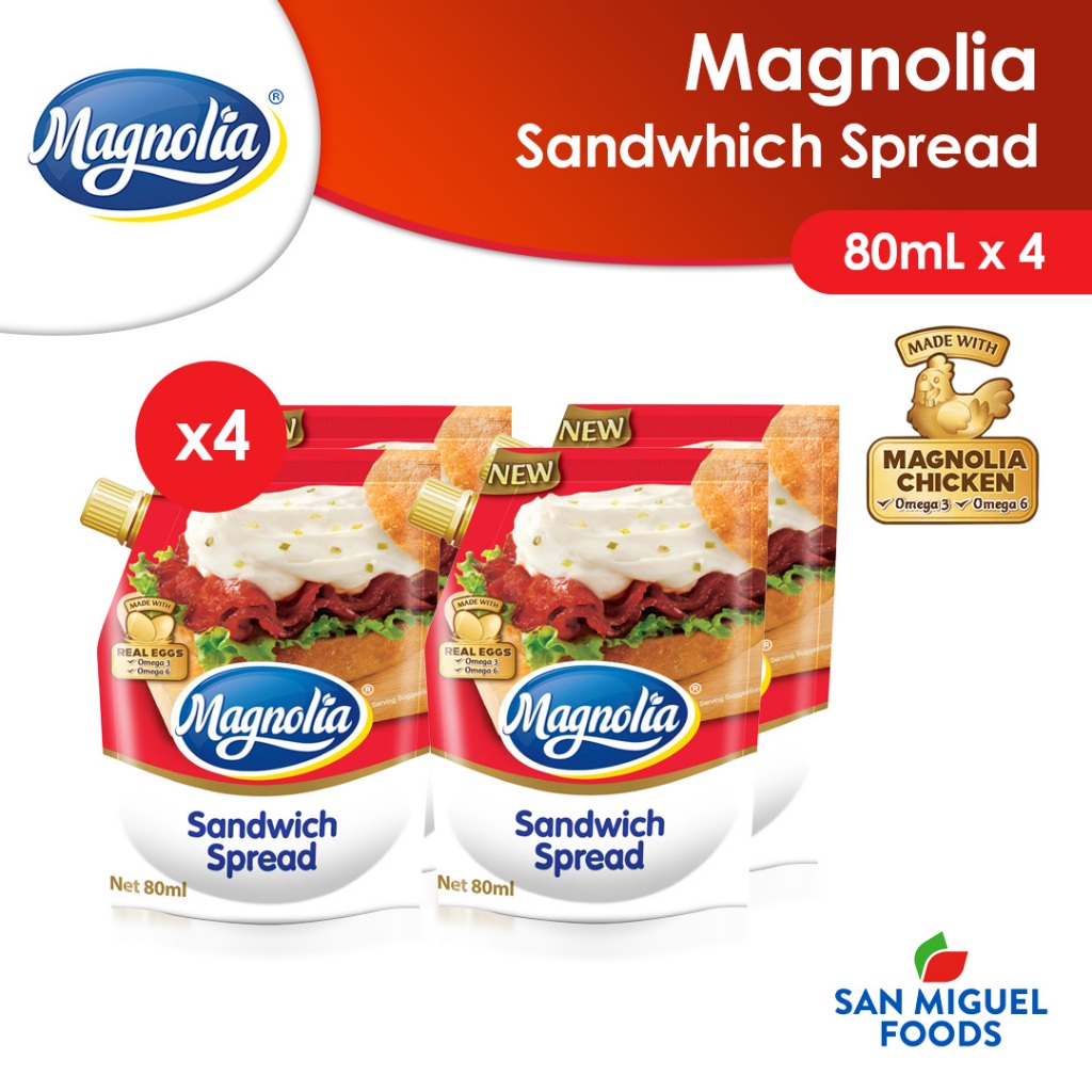 MAGNOLIA Sandwich Spread 80ML Made with Magnolia Chicken; with Omega 3 ...