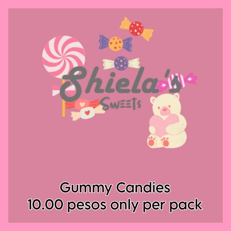 SHIELA'S SWEET Gummy Candy (12's per pack) | Shopee Philippines