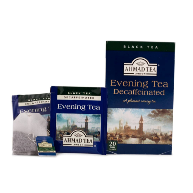 AHMAD TEA EVENING TEA DECAFFEINATED ALU 20X2G | Shopee Philippines