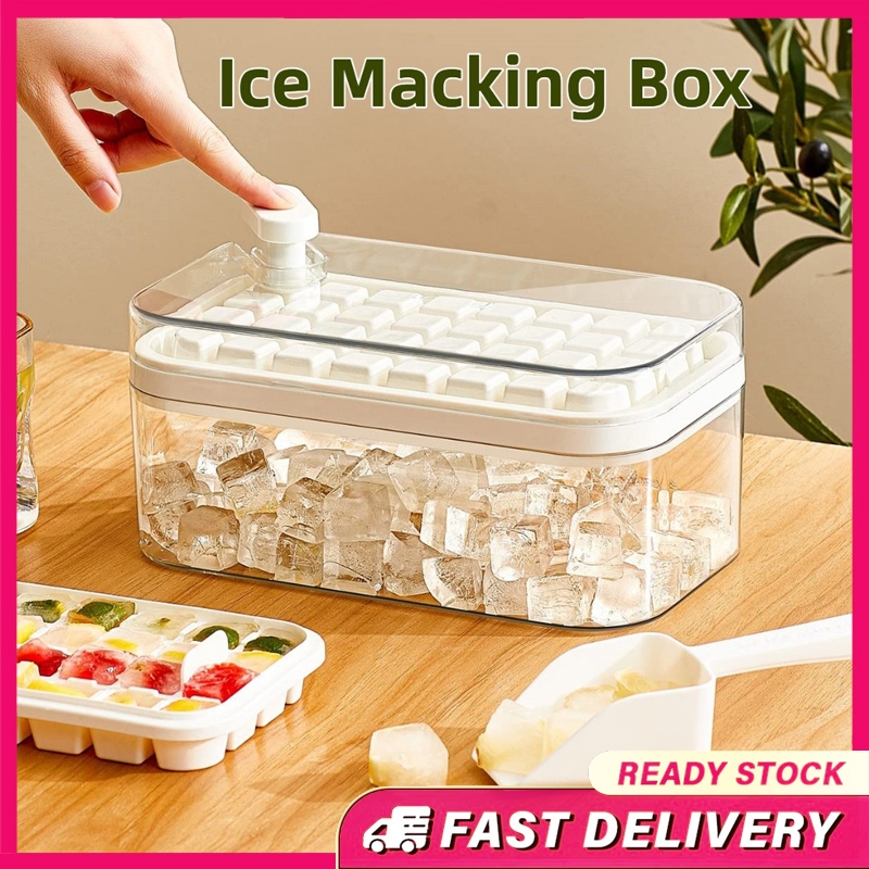 Ice Maker Cube Ice Maker Mold Ice Cube Tray With Cover Ice Cube Mold ...