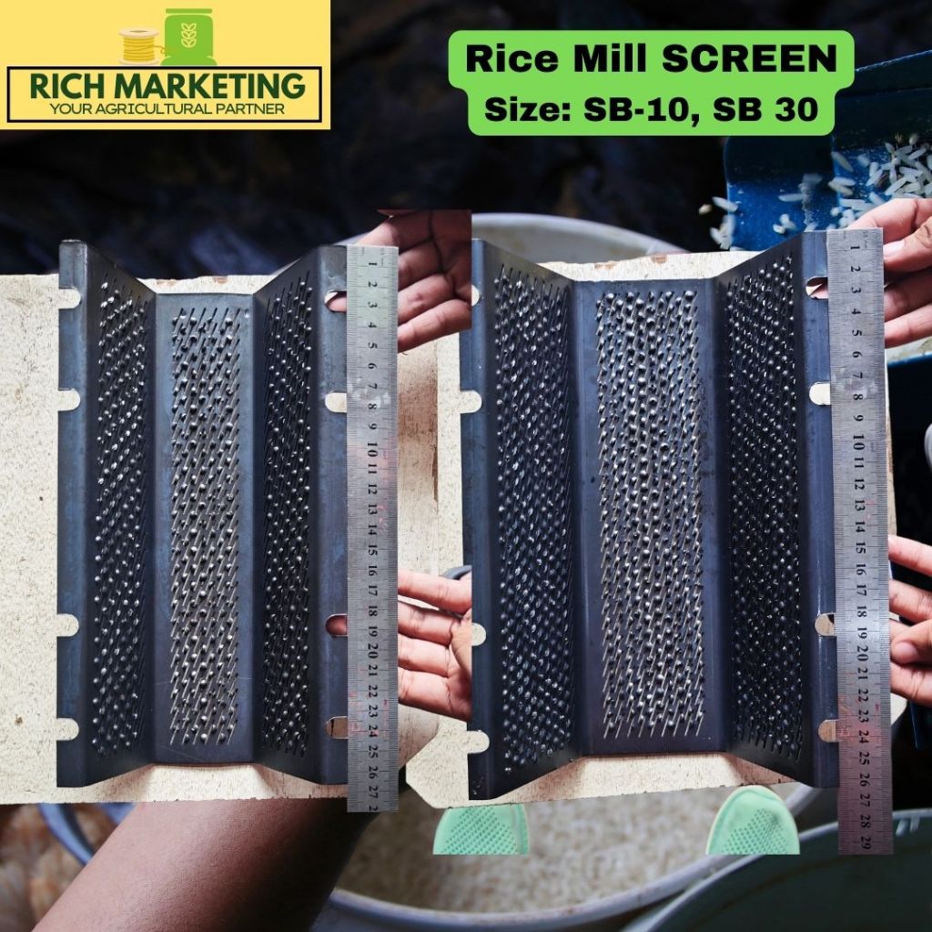 Rice Mill Screen SB10 4 inches SB30 6 inches for Kaneko, Satake ...
