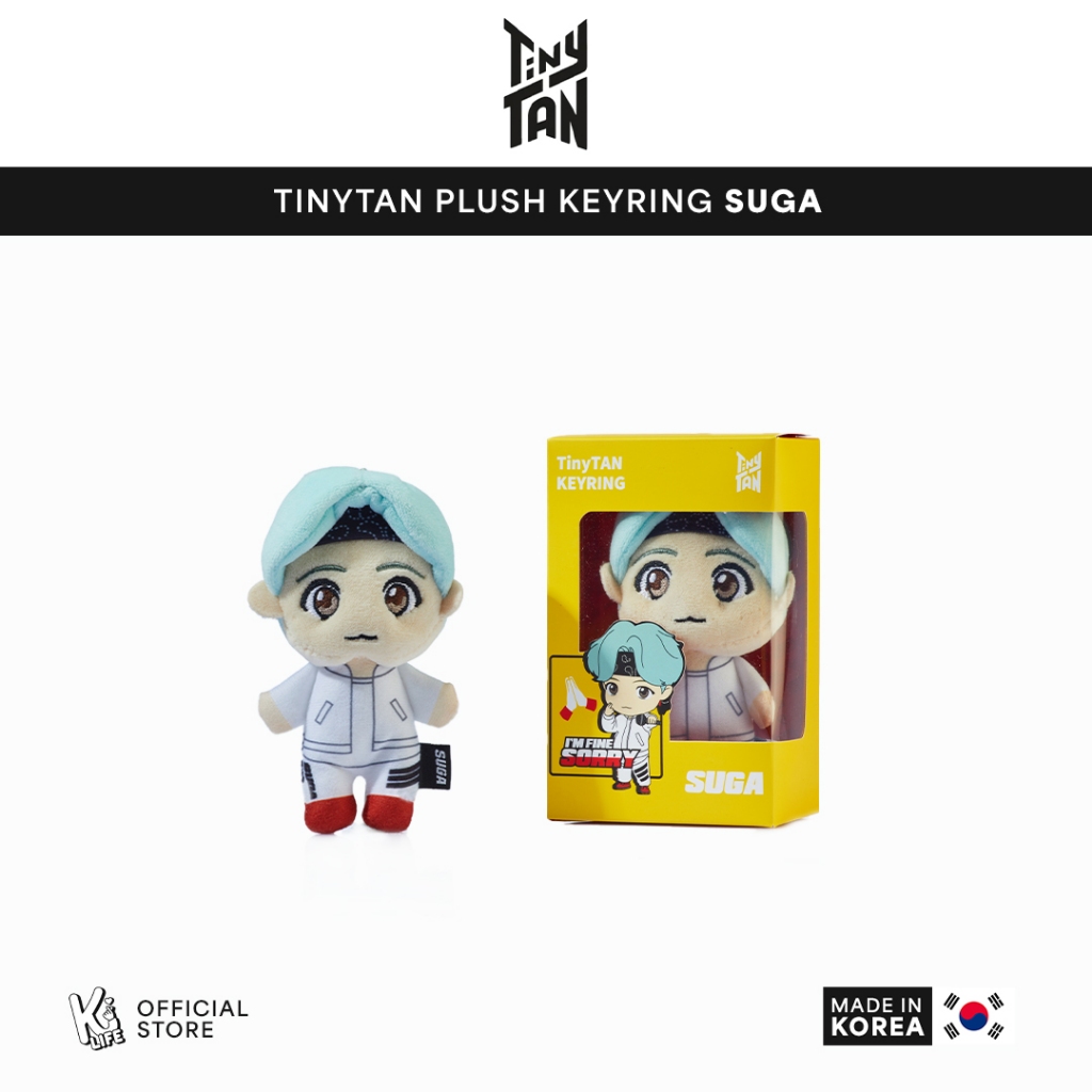 BTS TinyTAN Plush Keyring (Suga) | Shopee Philippines