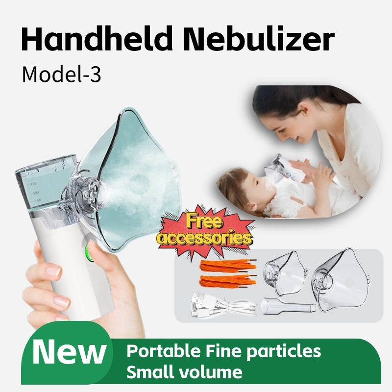 3 Mode Portable Nebulizer Inhaler Handheld Nebulizer Machine For Kids ...